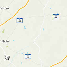 Swamp Rabbit Trail Path - Map Layer